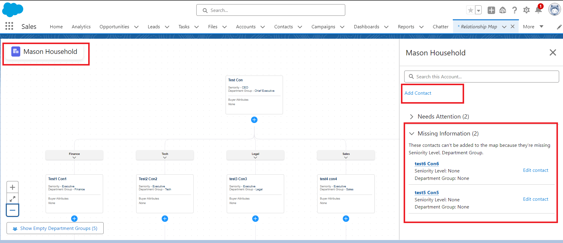 Visualize Key Contacts on the Buyer Relationship Map in Salesforce | Astrea IT Services