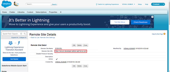 Excel Salesforce Integration | E2Excel Native Salesforce Application ...